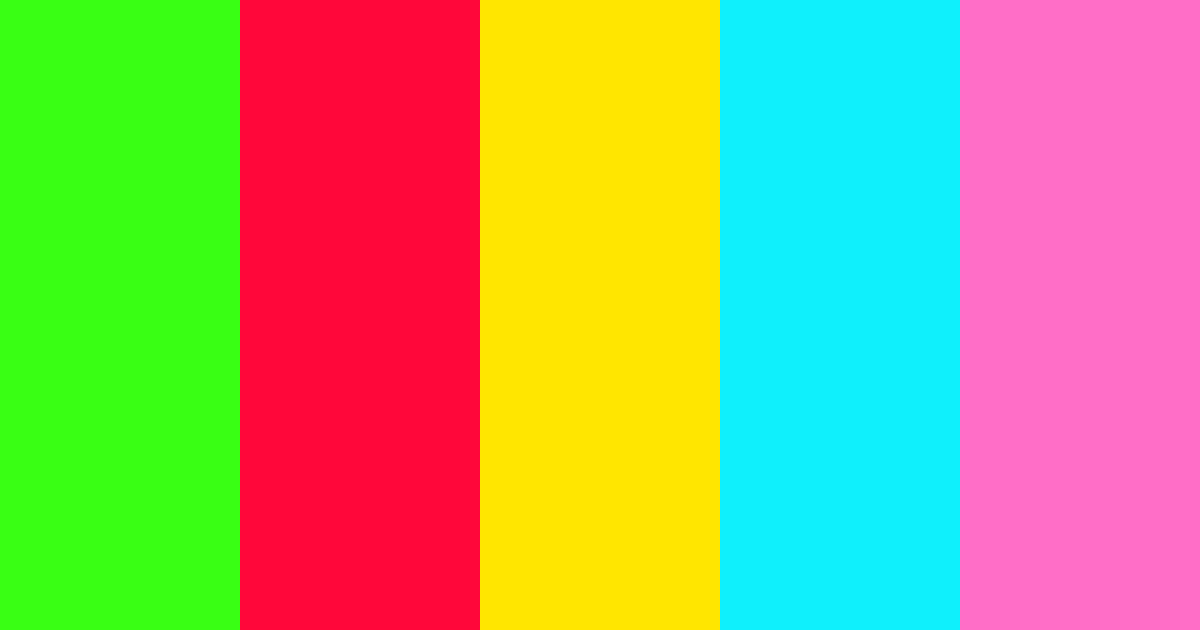 Electric Neon Color Palette | colorpalettes.io Electric Neon Color Palette | colorpalettes.io